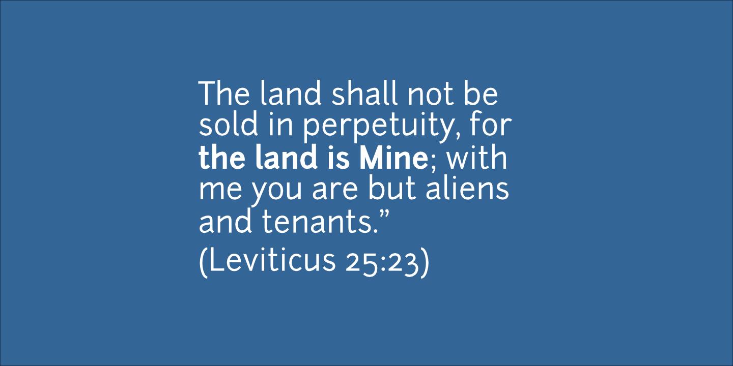 The Land Belongs to God: The Bible's Commandment Against Wealth and ...