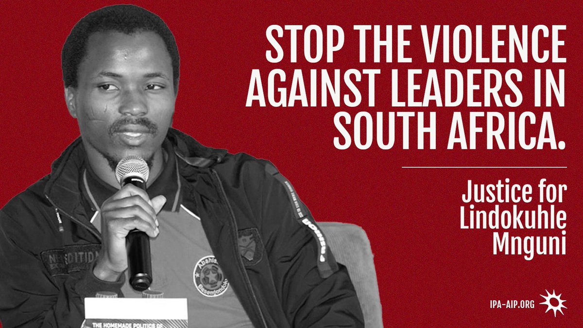 The Kairos Center condemns the murder of Lindokuhle Mnguni, a leader of ...